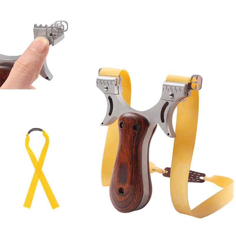 Hunting Professional Catapult Slingshot Set Aim Sight Target Outdoor ...