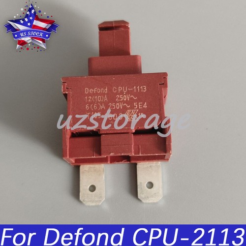 1PC DEFOND CPU-1113 Power Switch Push Botton 2 Pin 13/6.5A 125/250VAC ...