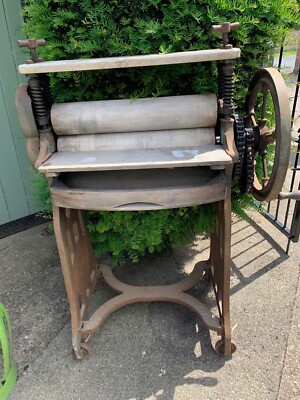 vintage cast iron mangle | eBay UK