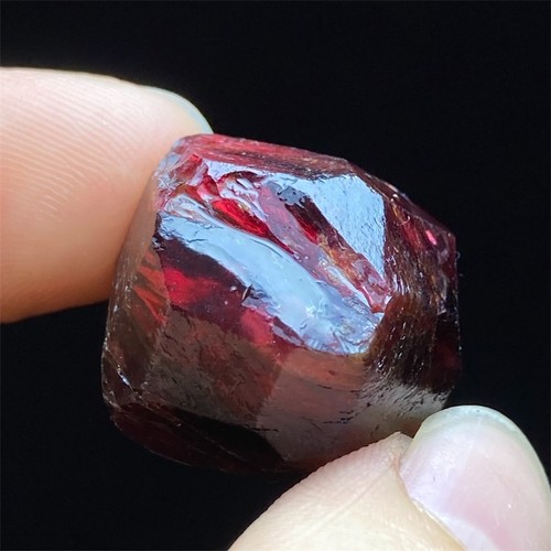 19g Natural RED pyrope Garnet Crystal gemstone rough mineral specimen ...