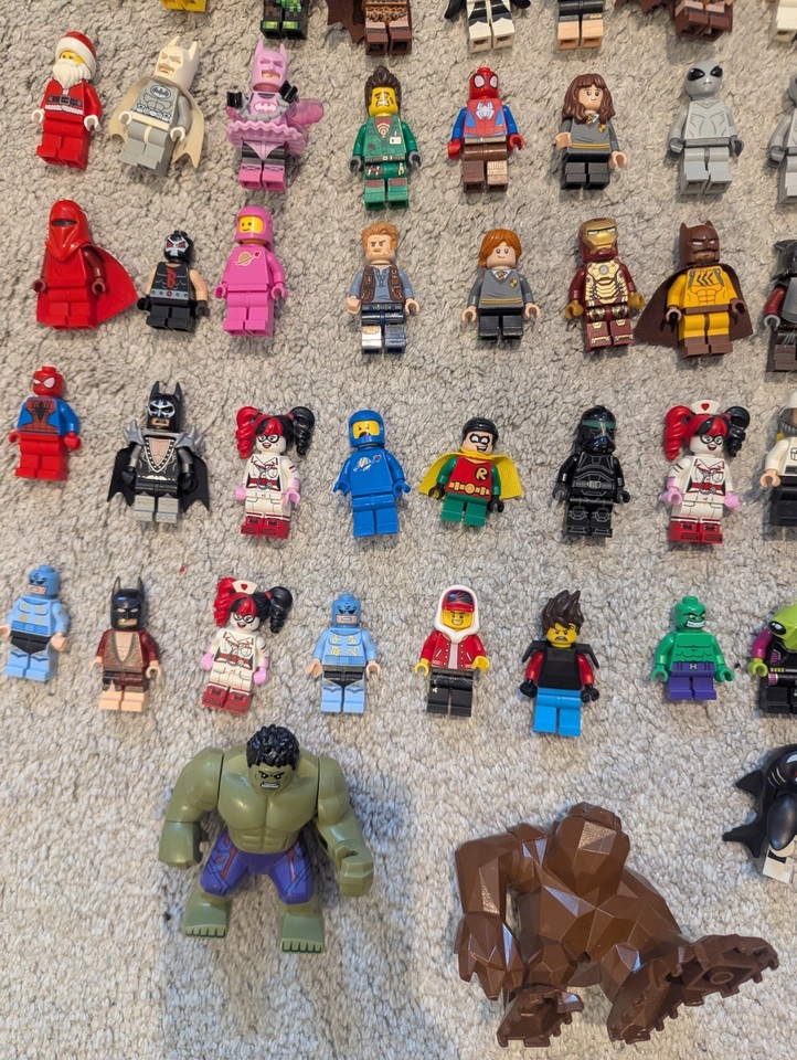 LEGO Minifigure Bundle – Marvel DC Batman Bigfig Rare – Job Lot 70 ...