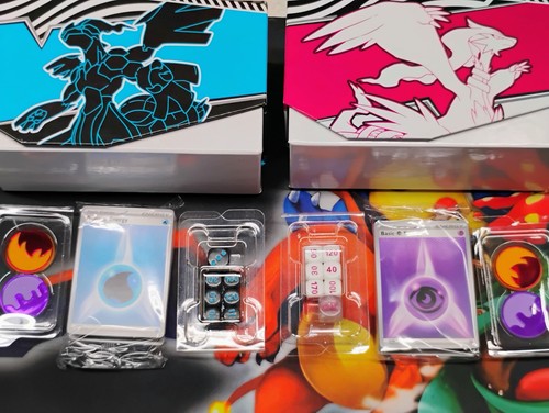 Pokémon TCG Black Bolt & White Flare ETB Boxes w Energy Cards Ass NO ...