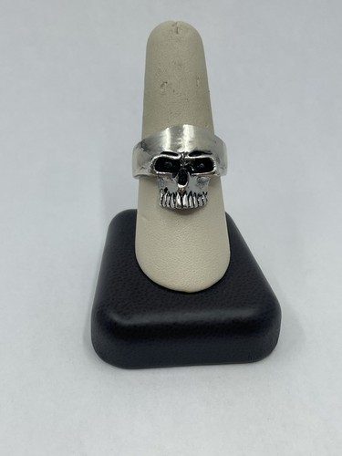 Vintage Gothic Sterling Silver 925 Skull Ring Size 10" - 11.5g | eBay