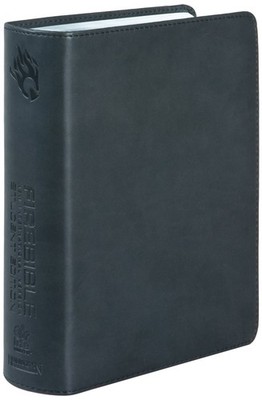 Fire Bible: New International Version, Black, Imitation Leather by ...