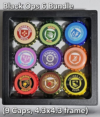 Call Of Duty Black Ops 6 Perk A Cola 9 Cap Bundle Frame *Unofficial ...
