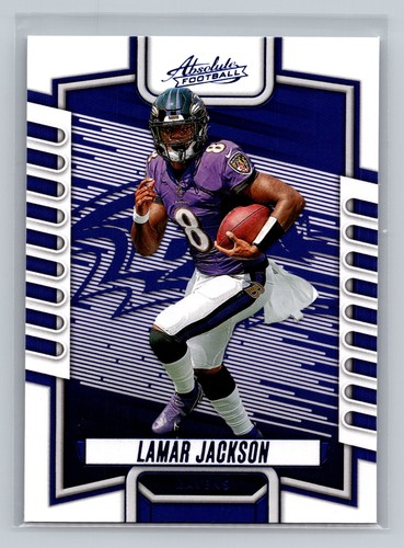 Lamar Jackson #12 2023 Panini Absolute Baltimore Ravens Blue | eBay