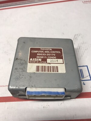 TOYOTA 4RUNNER 2001-2002 4WD COMPUTER CONTROL MODULE 89533-35170 OEM ...