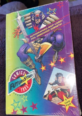 1993 COMICS Future Stars PREMIER EDITION Factory Sealed Box Autograph ...