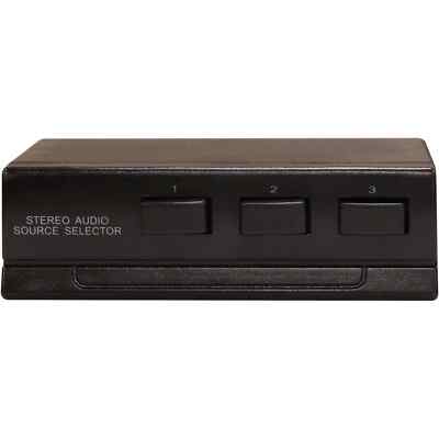 3-Way Stereo Audio Source Selector - Switch between multiple audio ...