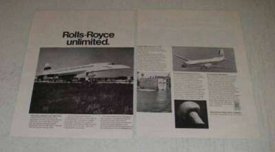 1968 Rolls-Royce Ad - Olympus 593 Engine in Concorde | eBay
