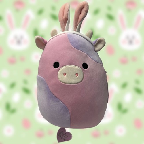 Patty the Cow with Bunny Rabbit Ears ♡ 11-12" Easter Squishmallow ...