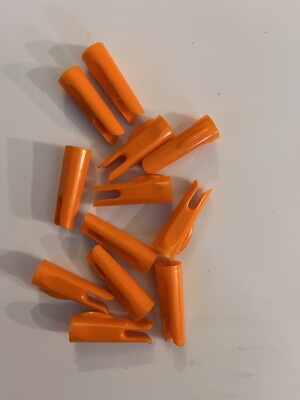 12 VINTAGE ORANGE “REAL” MERCURY SPEED NOCKS 11/32” ORIGINAL ...