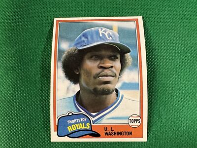 1981 Topps #26 U.L. Washington Kansas City Royals | eBay