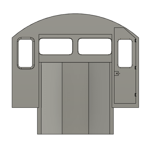 HO Scale Train Parts - EMD Gp7/9 Chop Nose Cab | eBay