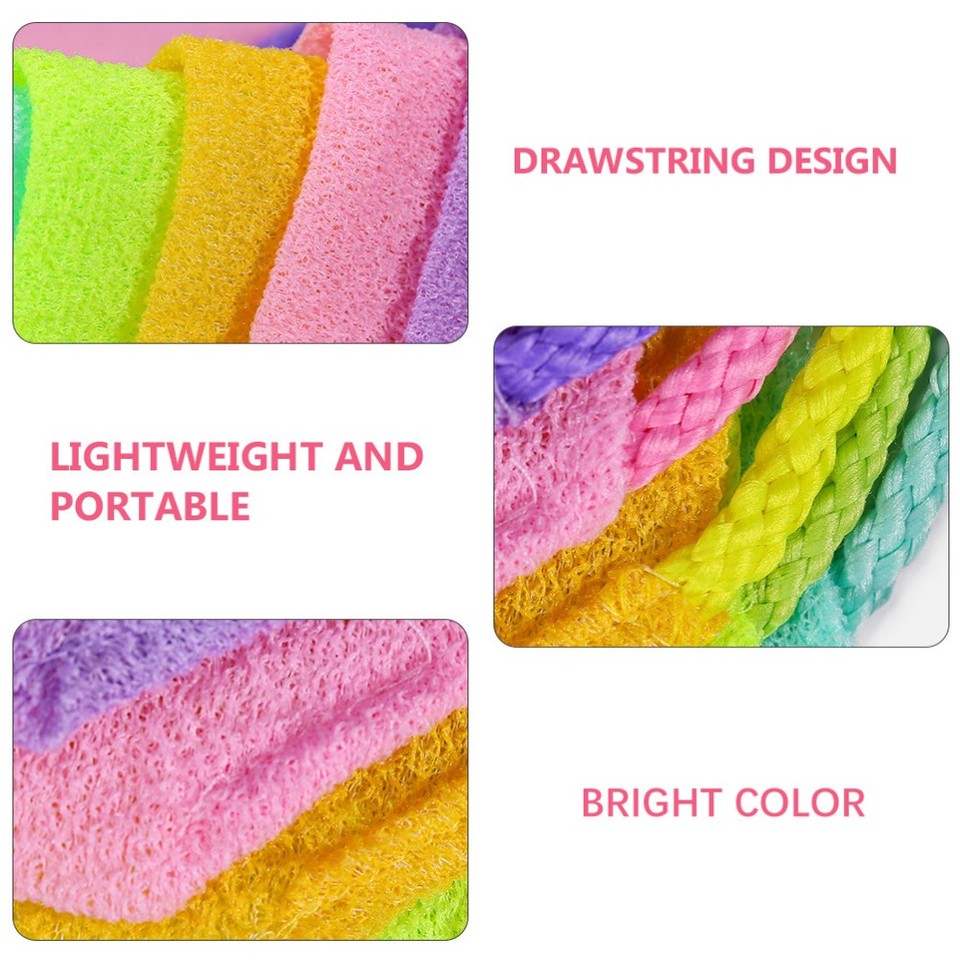 1Pc Exfoliating Bath Cloth Shower Wash Cloth Shower Stretch Cloth Bath ...