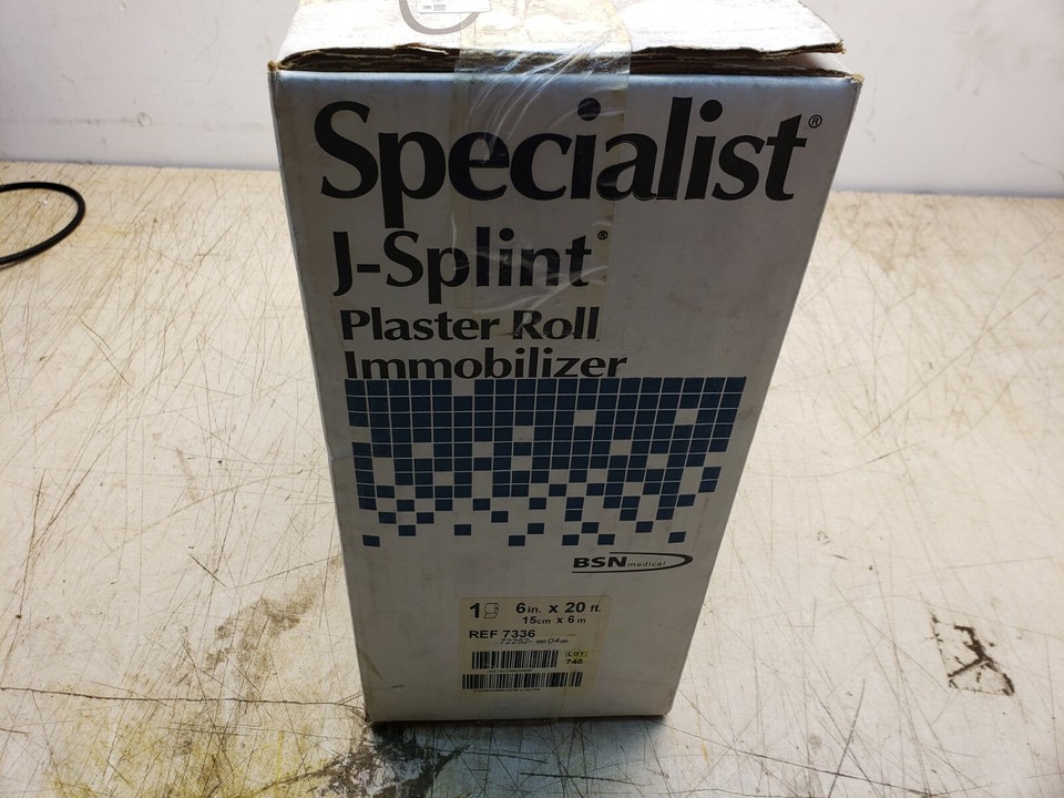 Specialist J-Splint 7336 Plaster Splinting System 6"x20' [Z4S2] | eBay