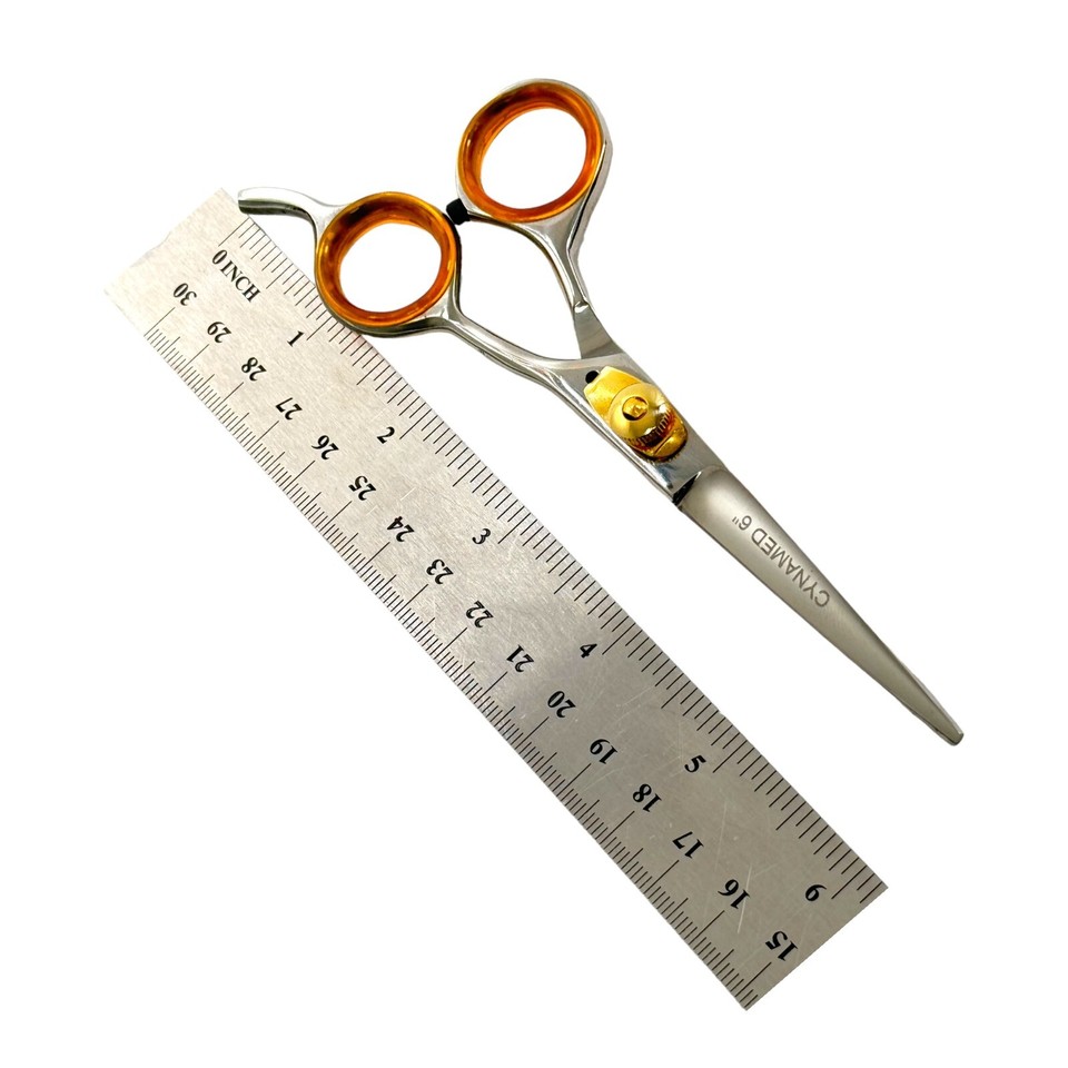 6 Inches Professional Salon Barber Scissors for Hair Cutting German ...