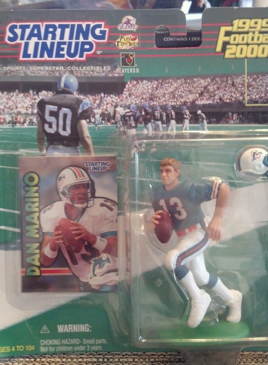 LOOK !!! MIAMI DOLPHINS 1999 Starting LineUp DAN MARINO | eBay