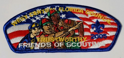 Boy Scout West Central Florida 2005 "Trustworthy" FOS CSP/SAP | eBay