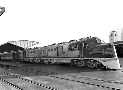 Santa Fe Chief photo At Depot Alco DL-109 Locomotive ATSF Railroad ...