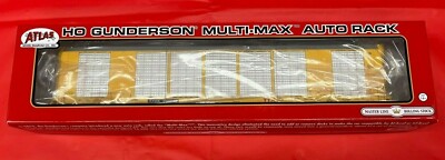 Atlas HO Scale Gunderson Multi-Max Auto Rack TTX Yellow #695646 w/box ...