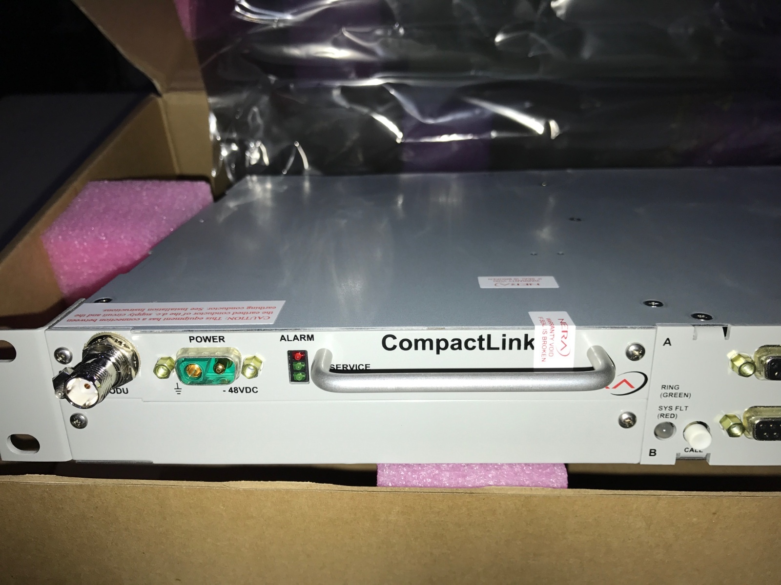 NERA COMPACTLINK Indoor unit C46E-N1-1-0 ,IDU ,CMPT4 16E1 (1+0) ,1RU ,-48VDC NEW | eBay UK