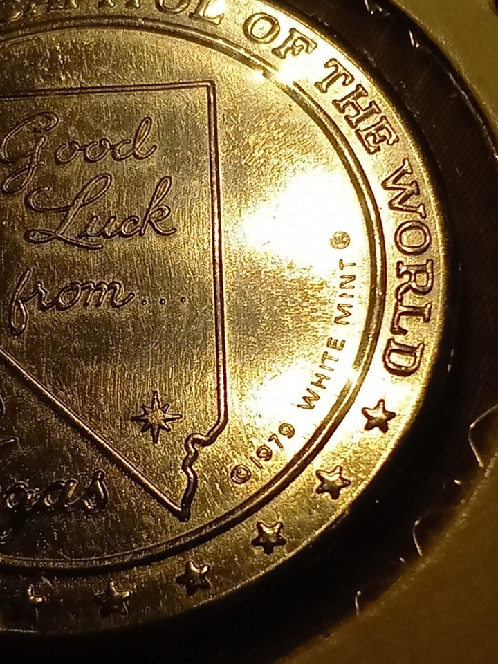 Rare 1898 1979 Las Vegas White Mint Coin Uncirculated Genuine Minted ...