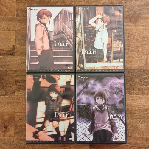 Serial Experiments Lain Vol 1–4 Pioneer DVD Set Complete Series Rare ...