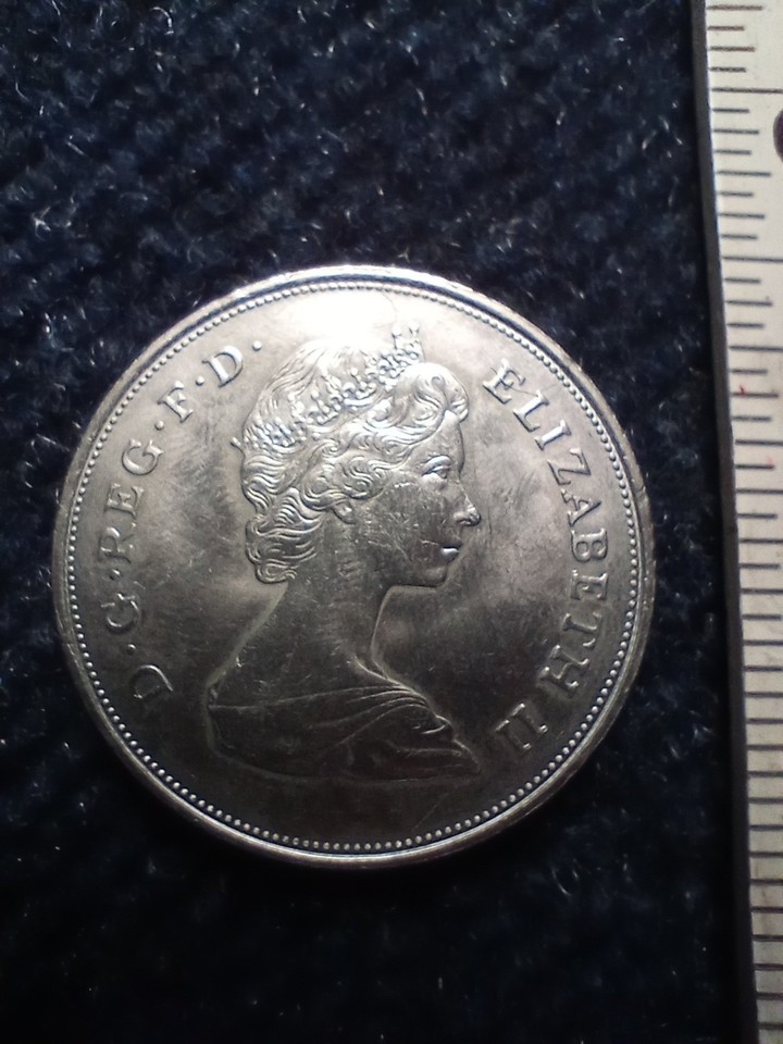 Rare 1981 25p UK Coin Royal Wedding of Charles & Diana, Queen Elizabeth ...