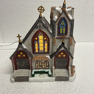Lemax Village Collection St. Matthew’s Church Light up Church Holiday ...