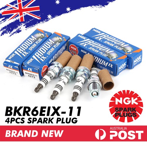 NEW 4X NGK Iridium IX Spark Plug BKR6EIX-11 GENUINE High QUALITY | eBay ...