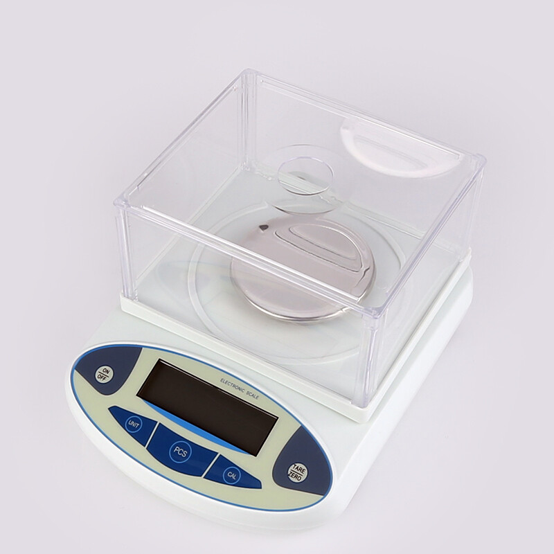 0.001g 300g High-Precision Digital Balance Scale +Windshield for Lab ...