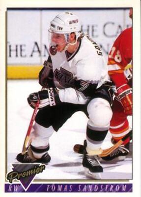 #434 Tomas Sandstrom - Los Angeles Kings - 1993-94 O-Pee-Chee Premier ...