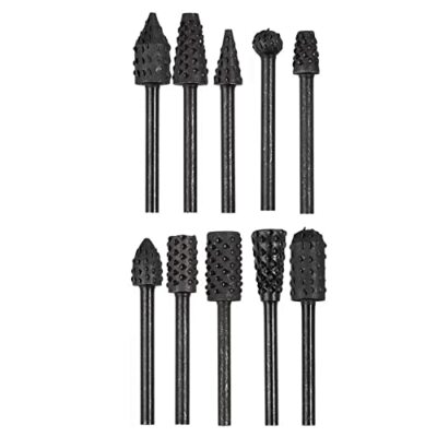 Rasp Wood Carving Bits For Woodworking 1/8 Shank Mini Rotary Burr Rasp ...