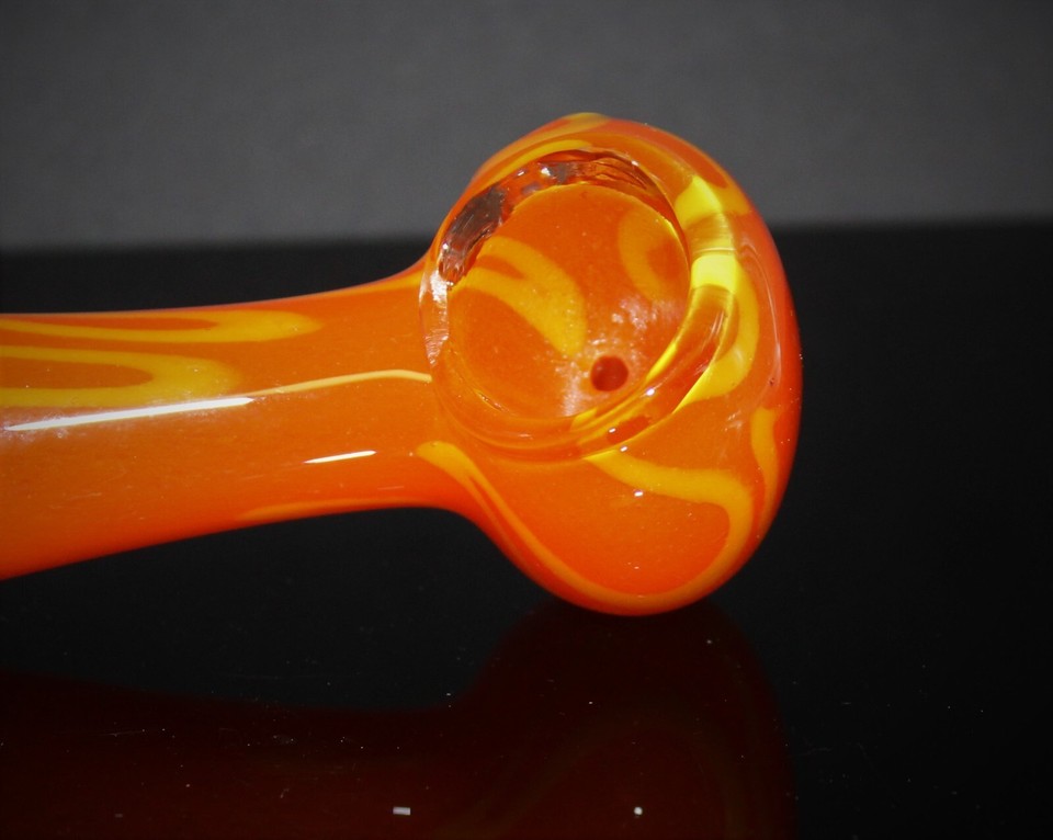 4" TANGERINE TIGER Tobacco Smoking Pipe Bowl THICK Pipes | eBay
