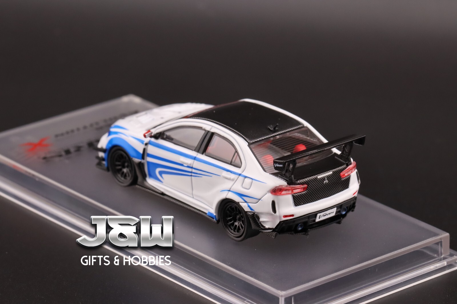 CM Model Mitsubishi Lancer EVO X White Varis Wide Body 1/64 | eBay