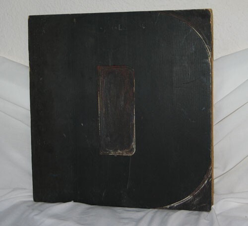 Oversize Vintage Carved Wood Letter "D" Printing Block - 13" Tall | eBay