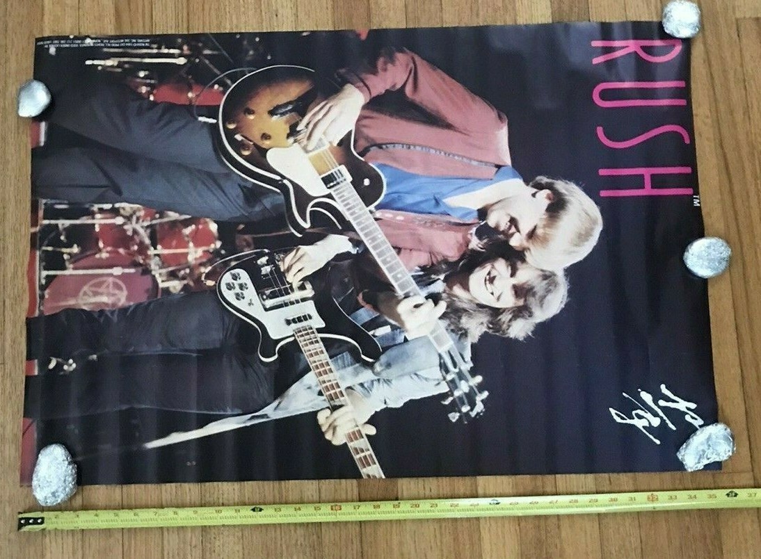 Rare Rush 1984 Live Performance Poster ORIGINAL 24" X 36" Vintage | eBay