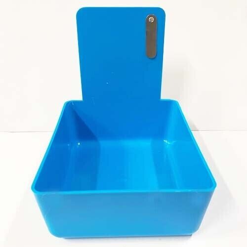 Sky Blue Dental Lab Pan w/ Stainless Steel Clip 20pk 7" x 5¾" x 2½ ...