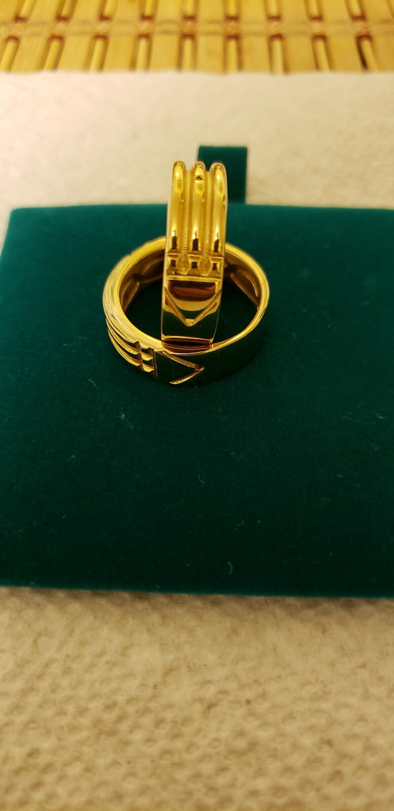 ATLANTIS or LUXOR RING Stainless Steel /Golden / WONDERFUL TALISMAN ...