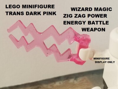 LEGO Pink Electric Zig Zag Wave Weapon Castle Ninjago Minifigure Wizard ...