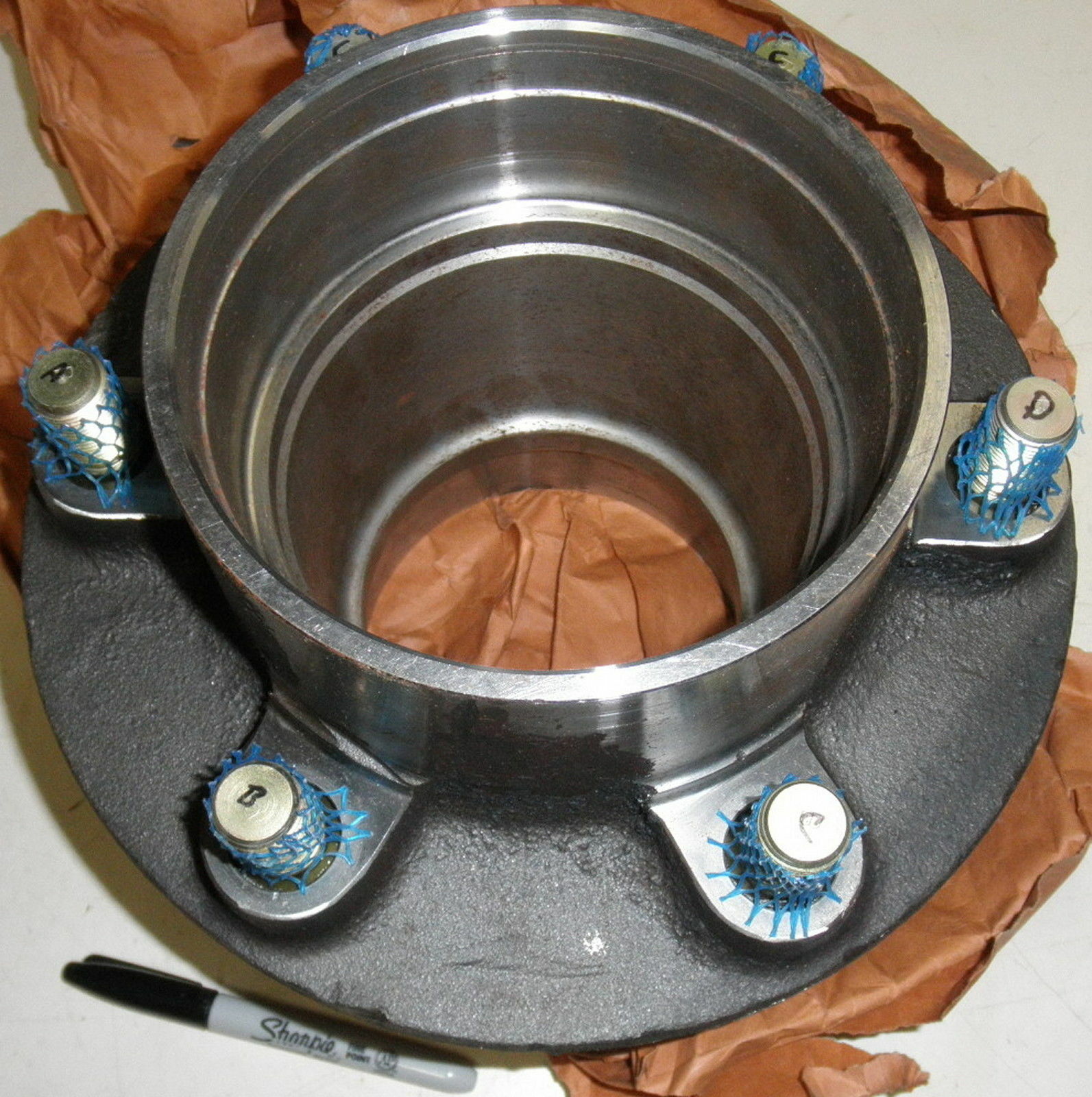 2530-00-912-4356 Hub 10944309-2 NOS Light Oxidation M172A1 25-Ton Semi ...