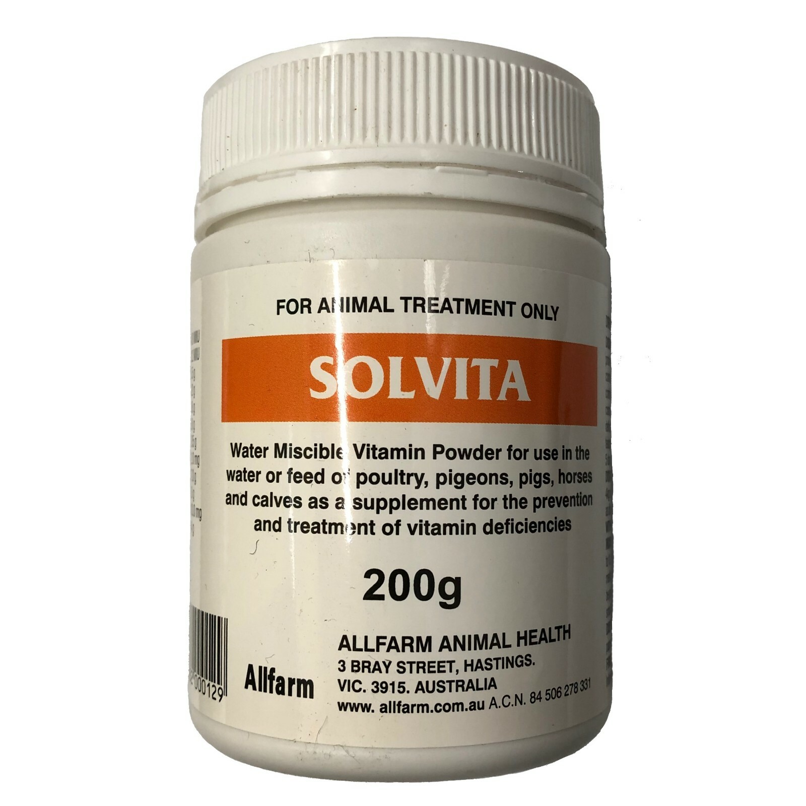SOLVITA 200g Multi-Vitamin Powder WITH FREE POST Hens CHOOKS Chickens ...