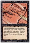 1x Contract from Below Moderate Play, English 3rd Edition Revised MTG ...