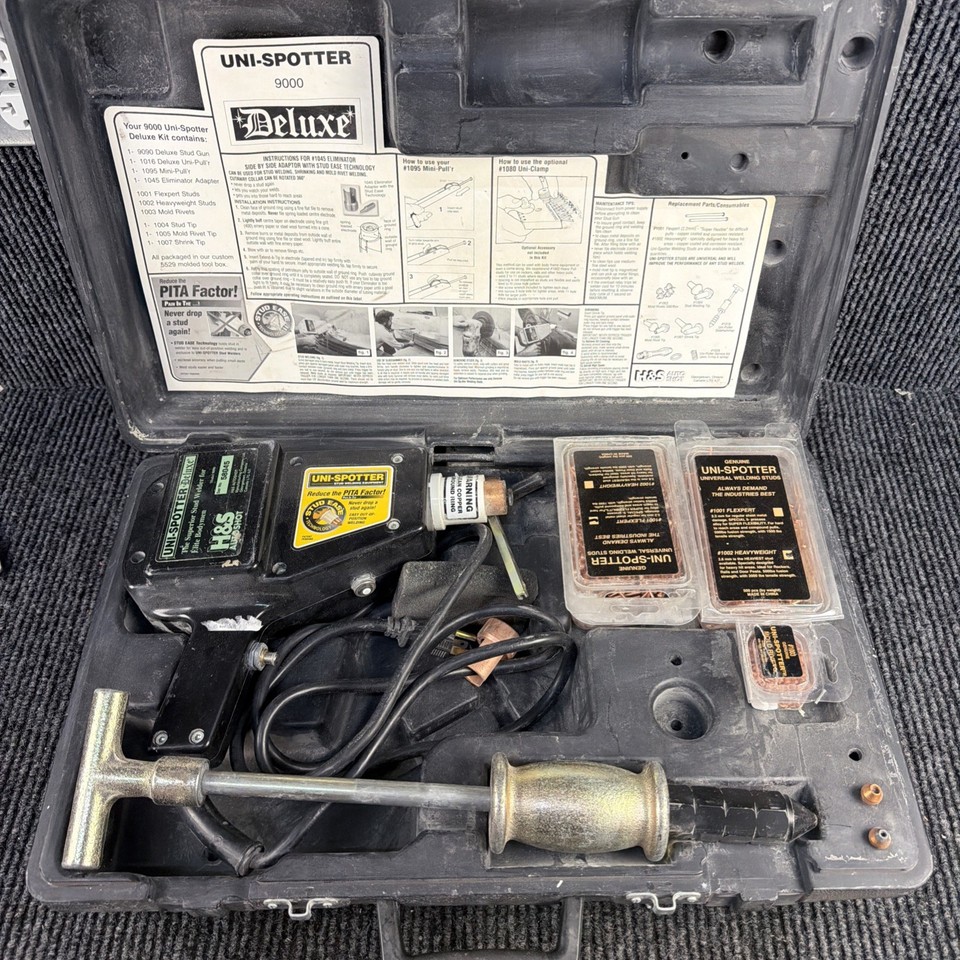 H & S Uni-Spotter Deluxe Auto Shot 9000 Uni Spotter Deluxe Stud Welder ...