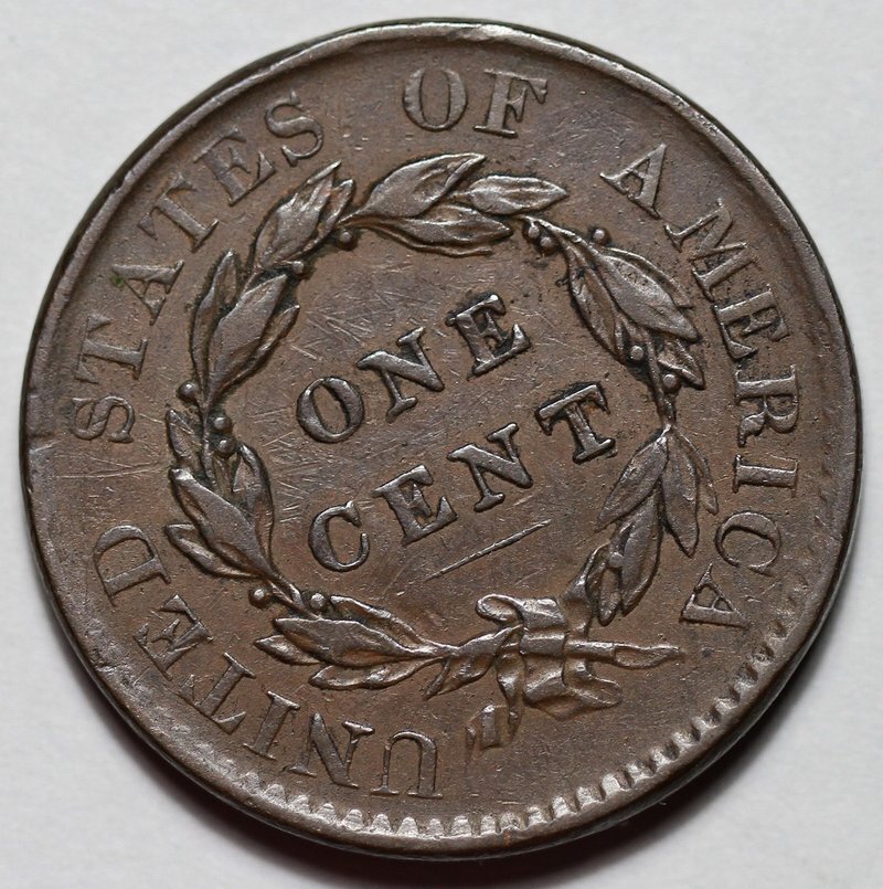 1820 Coronet Head Large Cent - Rotated Die - US 1c Copper Coin | eBay