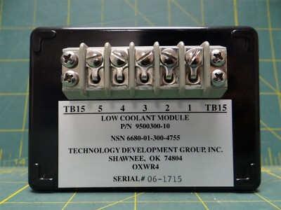 Low Coolant Module P/N 9500300-10 NSN 6680-01-300-4755 for 72 KILOWATT ...