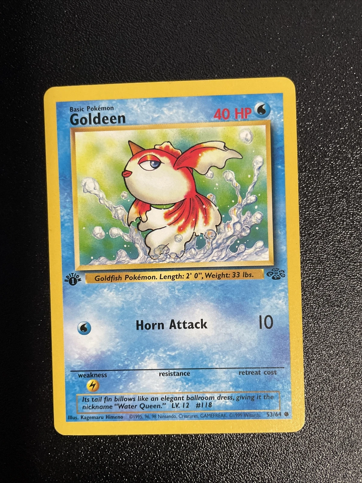 Goldeen 1999 Jungle #53/64 1st Edition Price Guide - Sports Card Investor