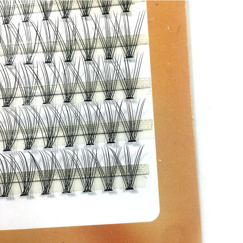 100 Clusters Fake Eye Lashes False Eyelashes Individual Lash Eyelash ...