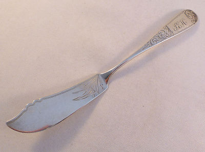Brite Cut Coin Silver By Larmour Baltimore? Master Butter-7" | eBay